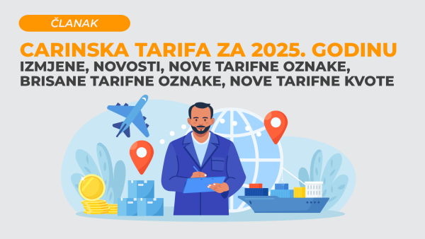 Carinska tarifa za 2025. godinu - stručni članak – REC d.o.o.